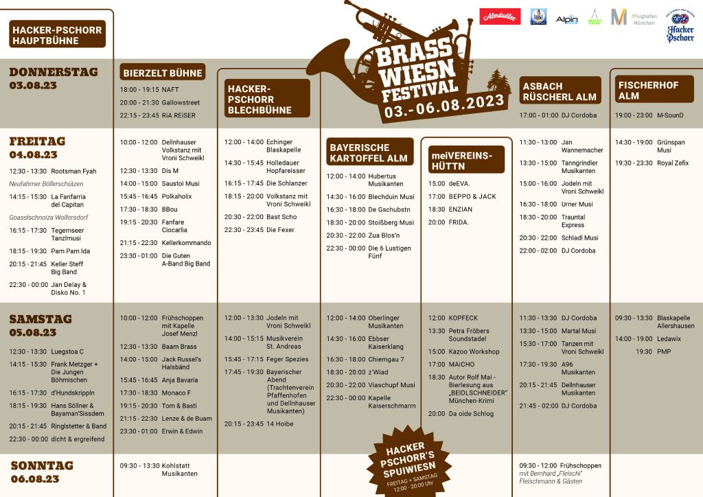 Willkommen - Brass Wiesn Festival