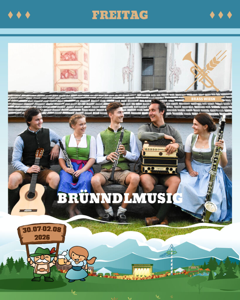 Brass Wiesn Programm 2026 – Line Up, Bands & Spielplan