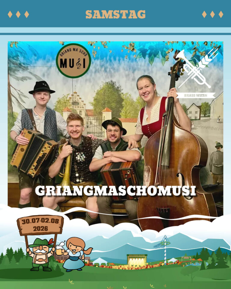 Brass Wiesn Programm 2026 – Line Up, Bands & Spielplan