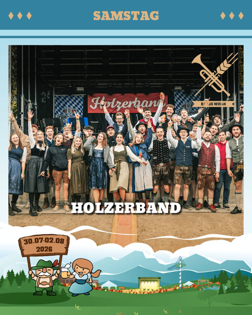 Brass Wiesn Programm 2026 – Line Up, Bands & Spielplan